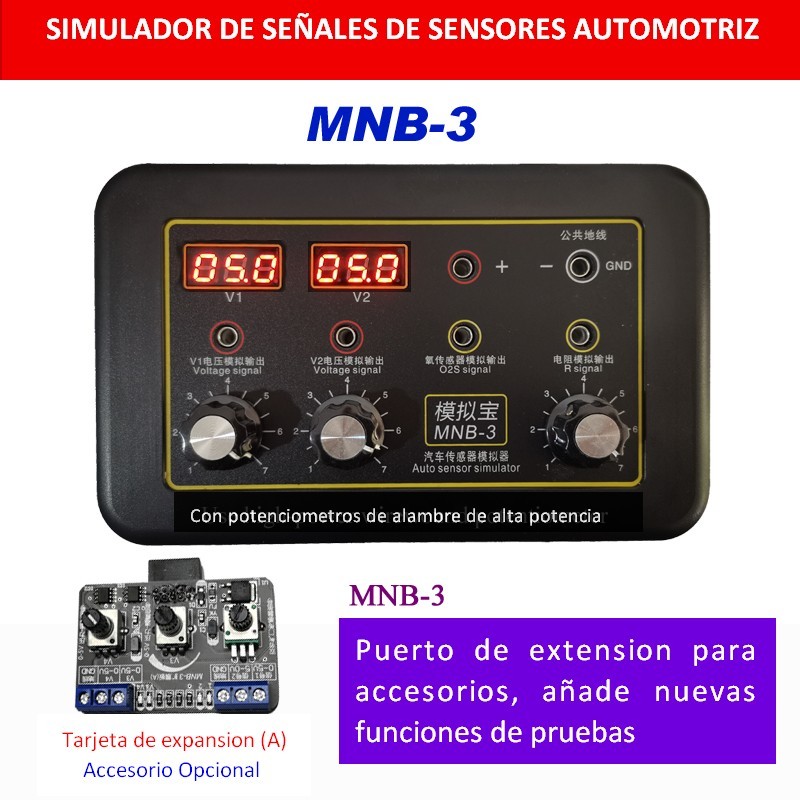Simulador de señales automotriz